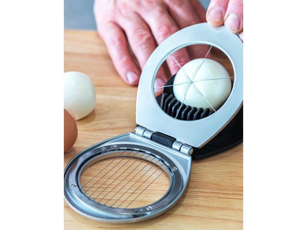 Perfect for preparing eggs to add to salads, this deluxe egg slicer is ...