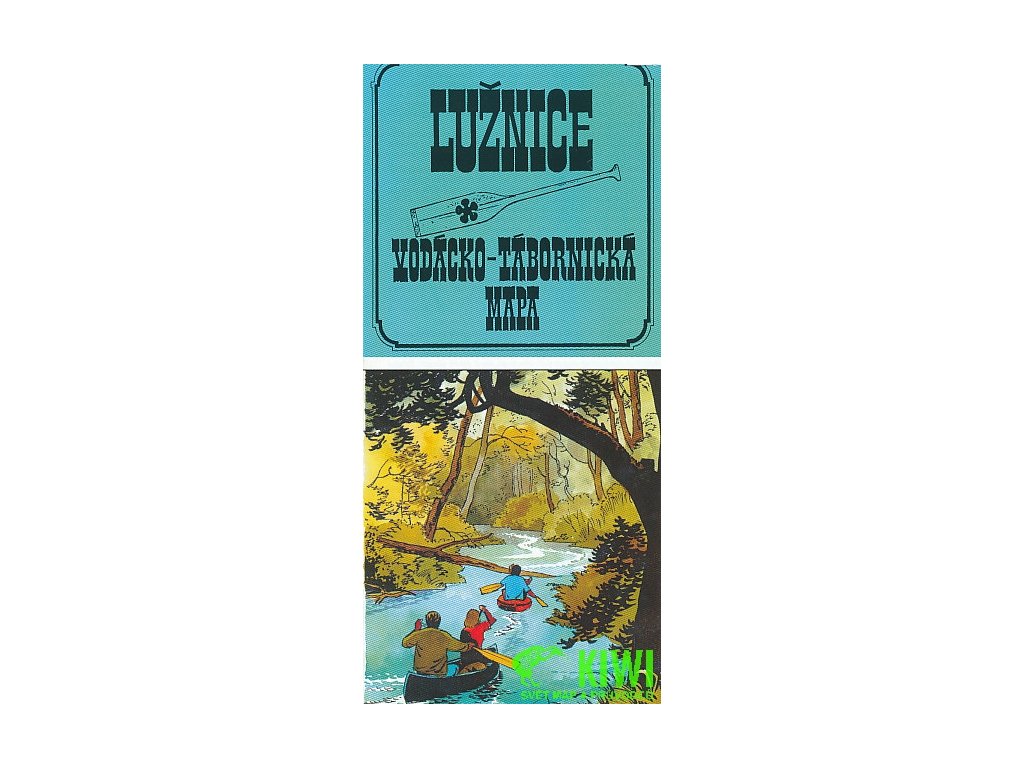 vodácká mapa Lužnice 1:100 t. kreslená (Marko Čermák) | knihynahory.cz