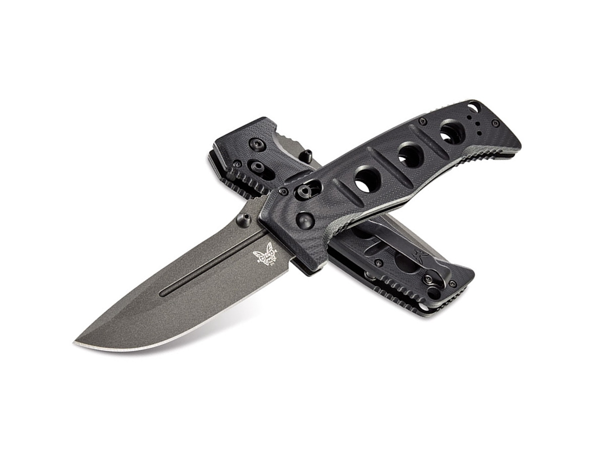 Benchmade 275GY-1 Adamas Grey tactical folding knife | Kniland.com ...