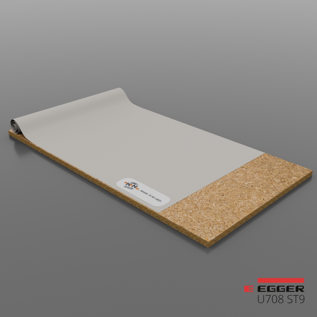 EGGER - HPL - U708 ST9 - Light Grey - 2800 x 1310 x 0,8 mm - KNN