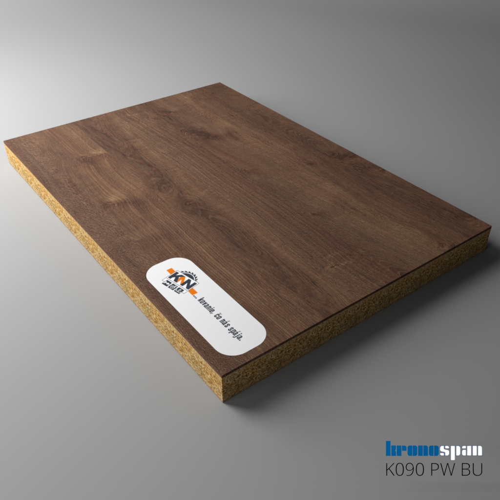 KRONOSPAN - DTDL - K090 PW - Bronze Expressive Oak - 2800 x 2070 x 18 mm - KNN
