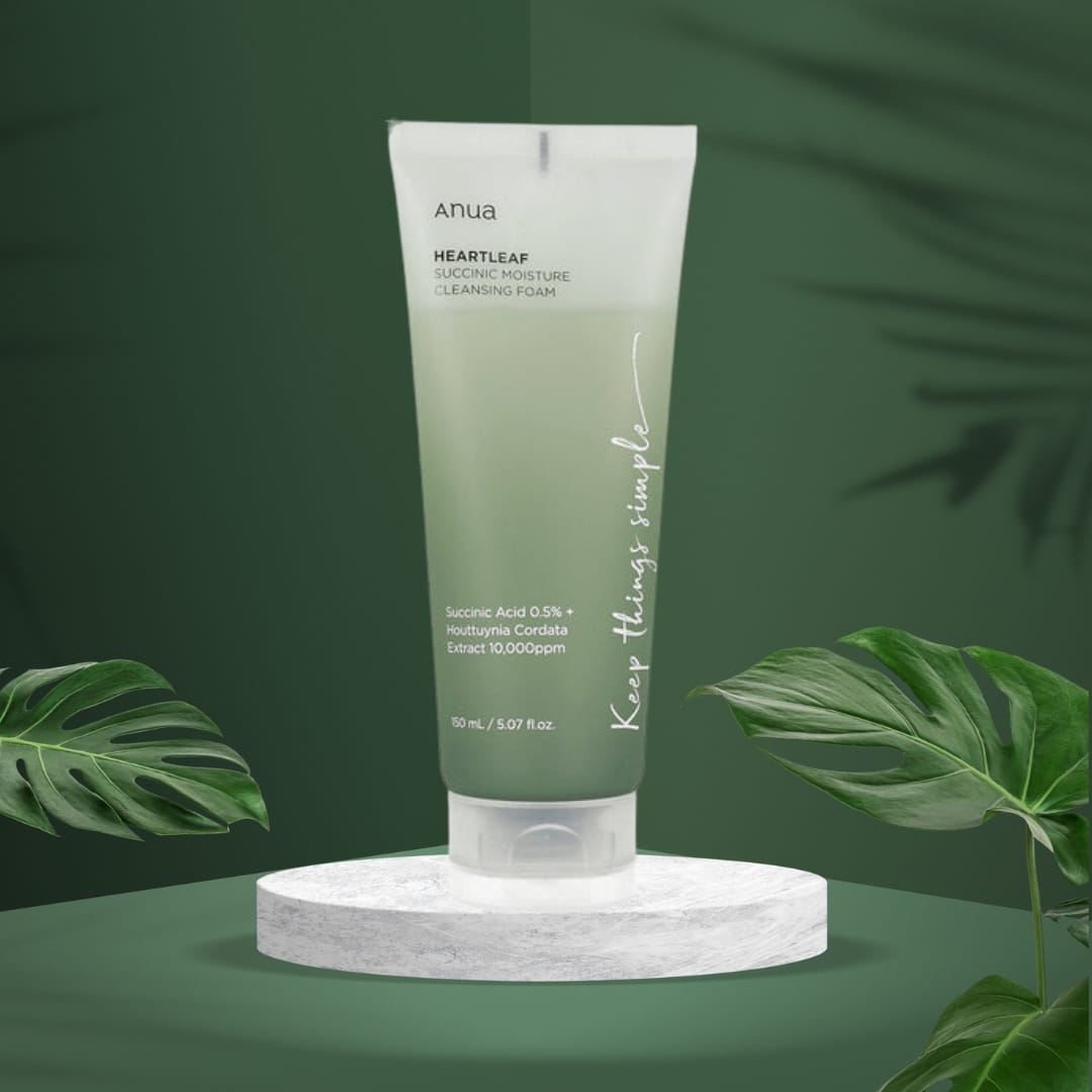 ANUA - Heartleaf Succinic Moisture Cleansing Foam - Hydratační čisticí ...