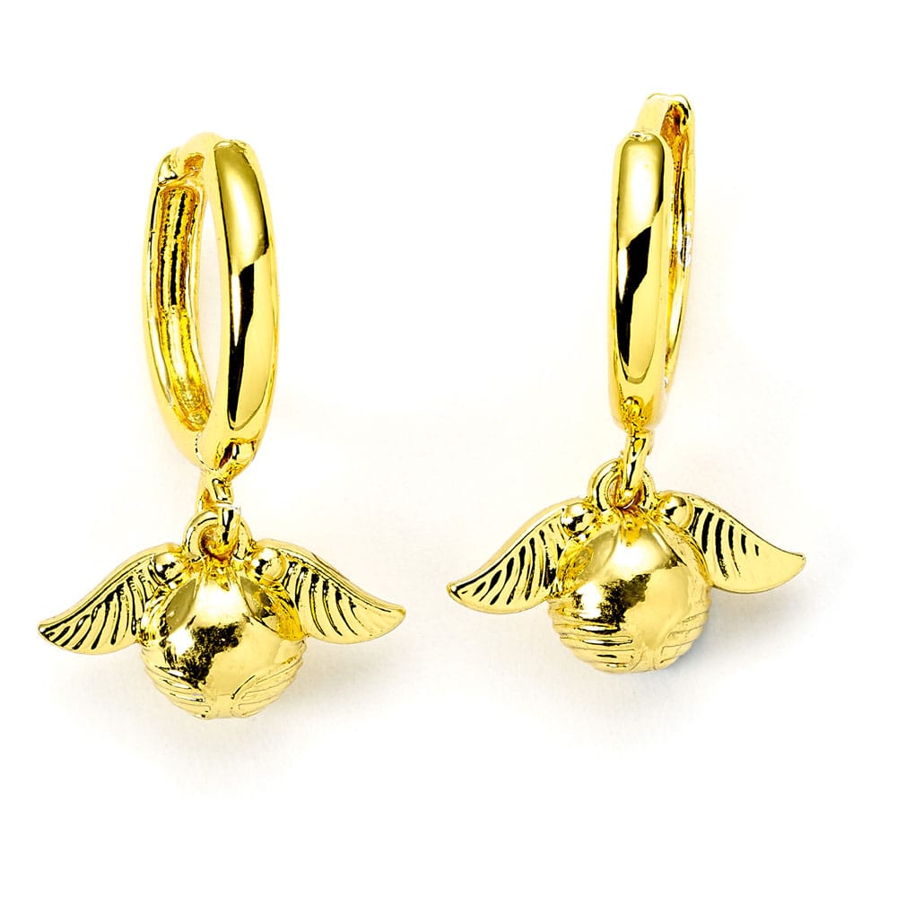 Harry Potter Earrings Golden Snitch (Golden Tone) - KouzelneHry.cz