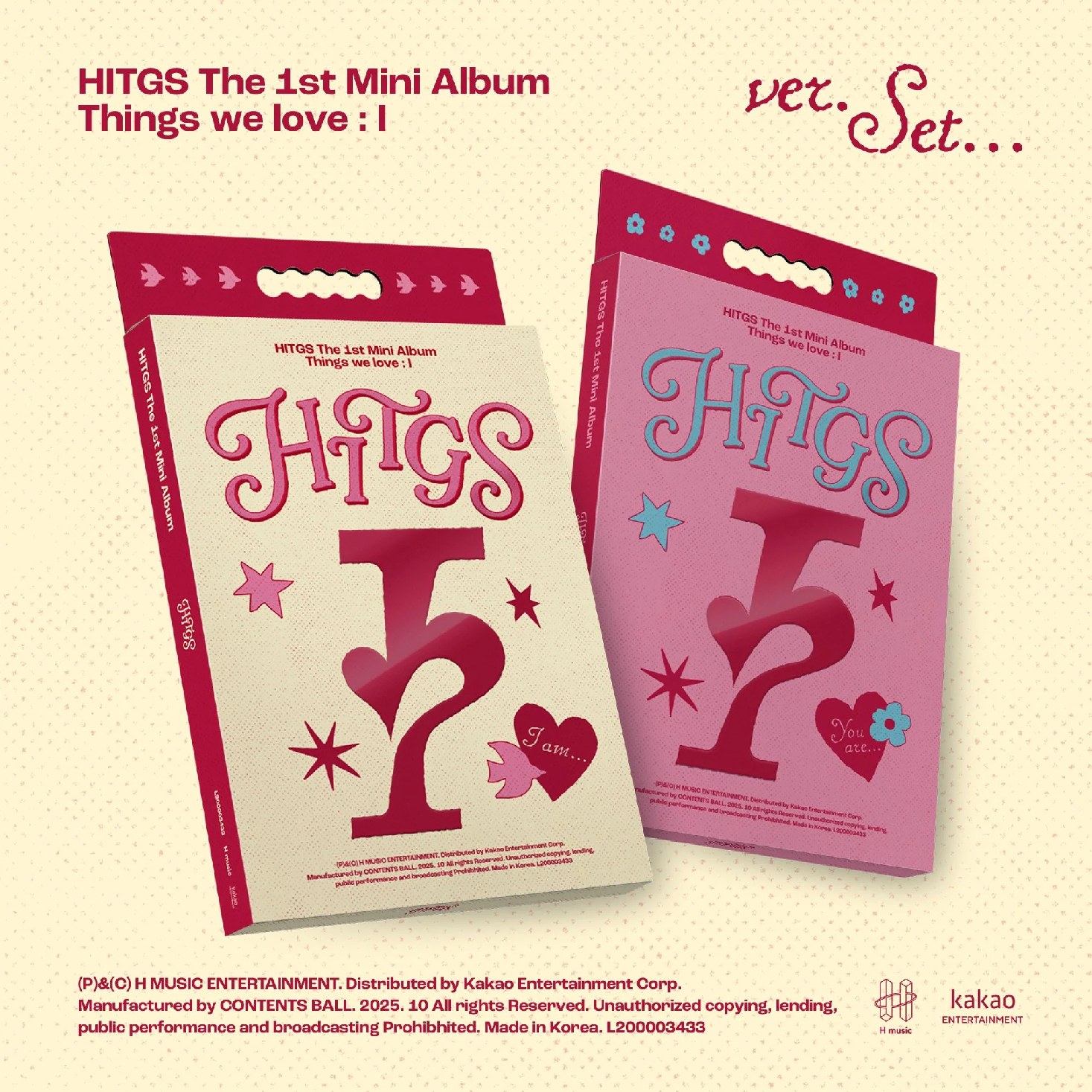 HITGS - THINGS WE LOVE : I [1ST MINI ALBUM] (PRE-ORDER) - K-PopStore