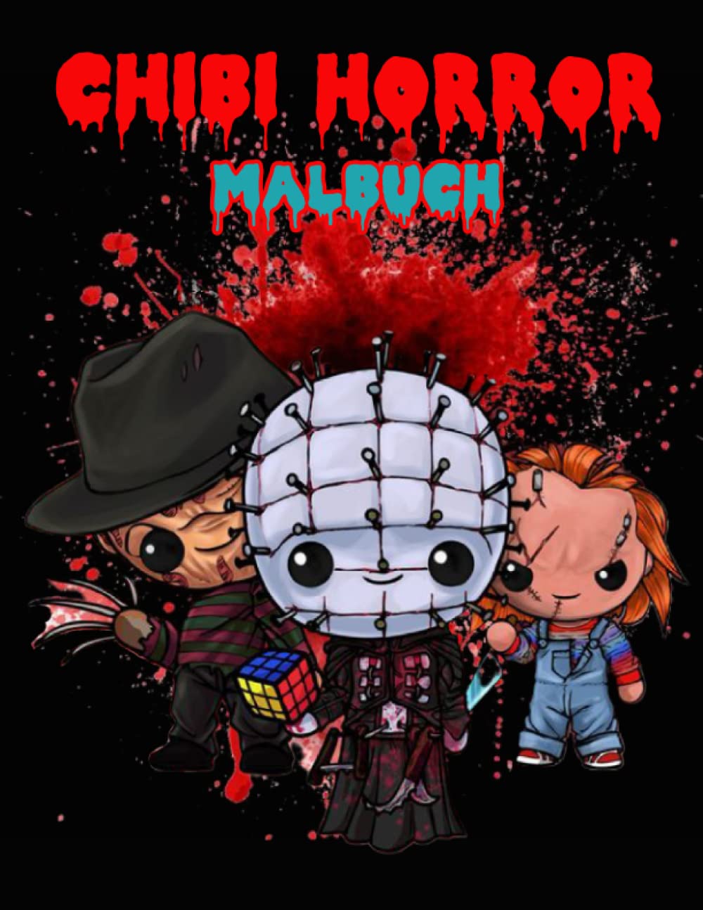 Chibi Horror, anti-stress coloring books, Elizabeth Johnson - Krajina ...