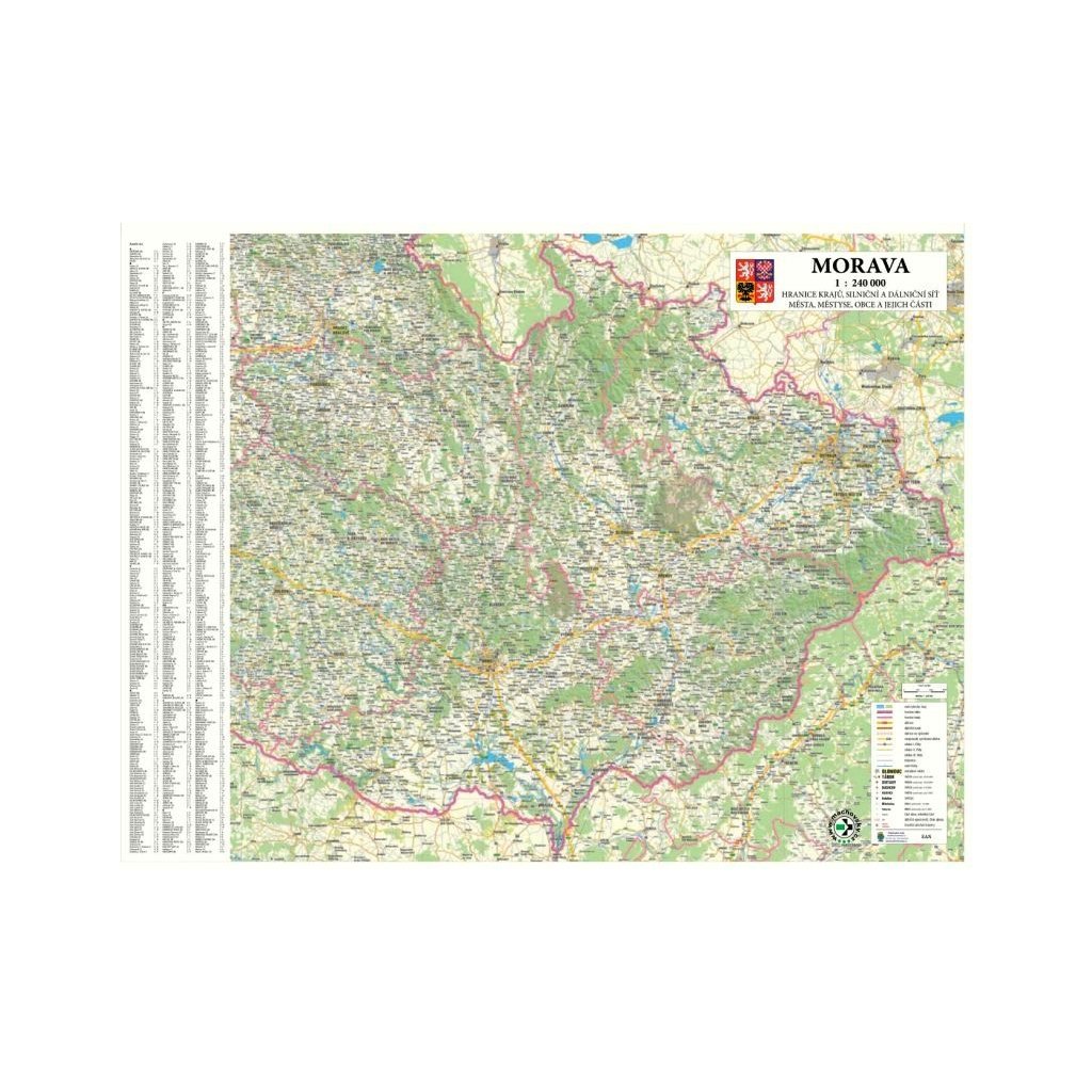 Česká republika - Království map