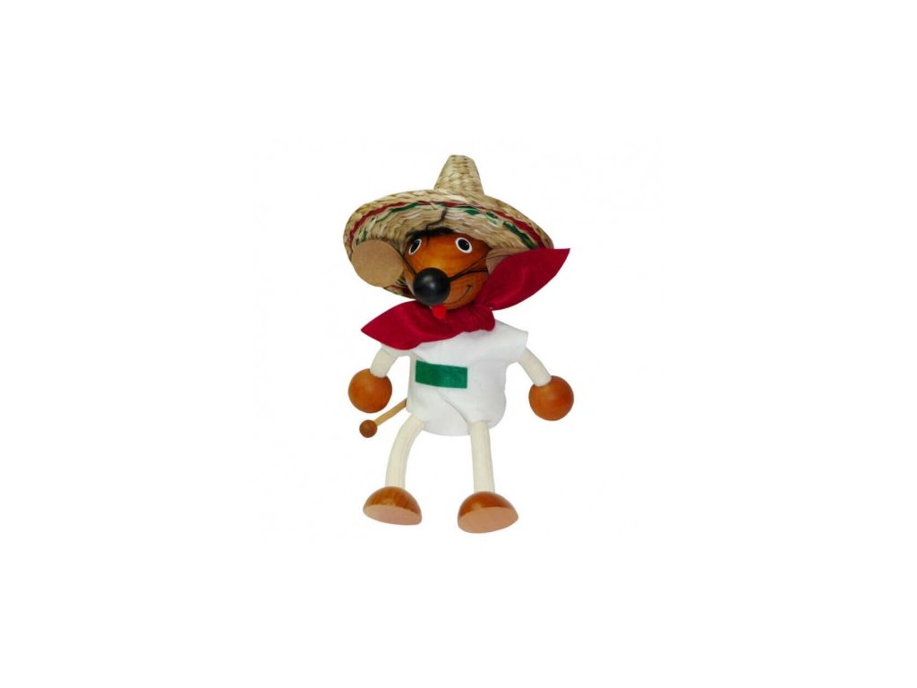 Mexican mouse - funny bouncing figure - Krokido.cz