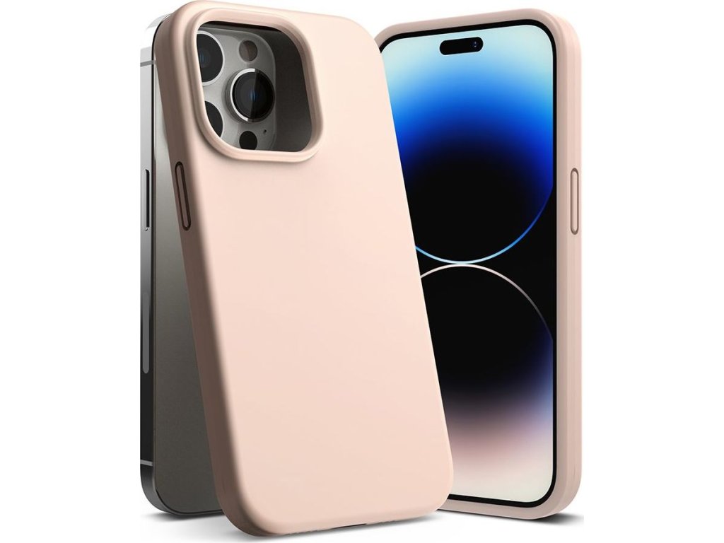 RINGKE SILICONE IPHONE 14 PRO MAX PINK SAND - Kryteo.cz