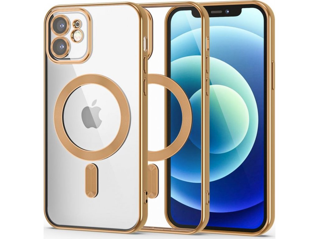 Tech Protect Kryt Magshine Magsafe Iphone 12 Gold Kryteo Cz