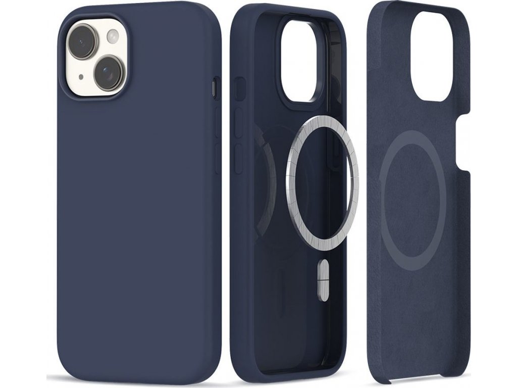 Tech Protect Kryt Silicone Magsafe Iphone 15 Navy Kryteo Cz