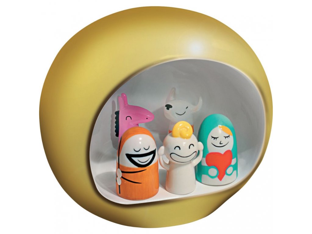 Christmas figurine PRESEPE Alessi gold - Kulina.com