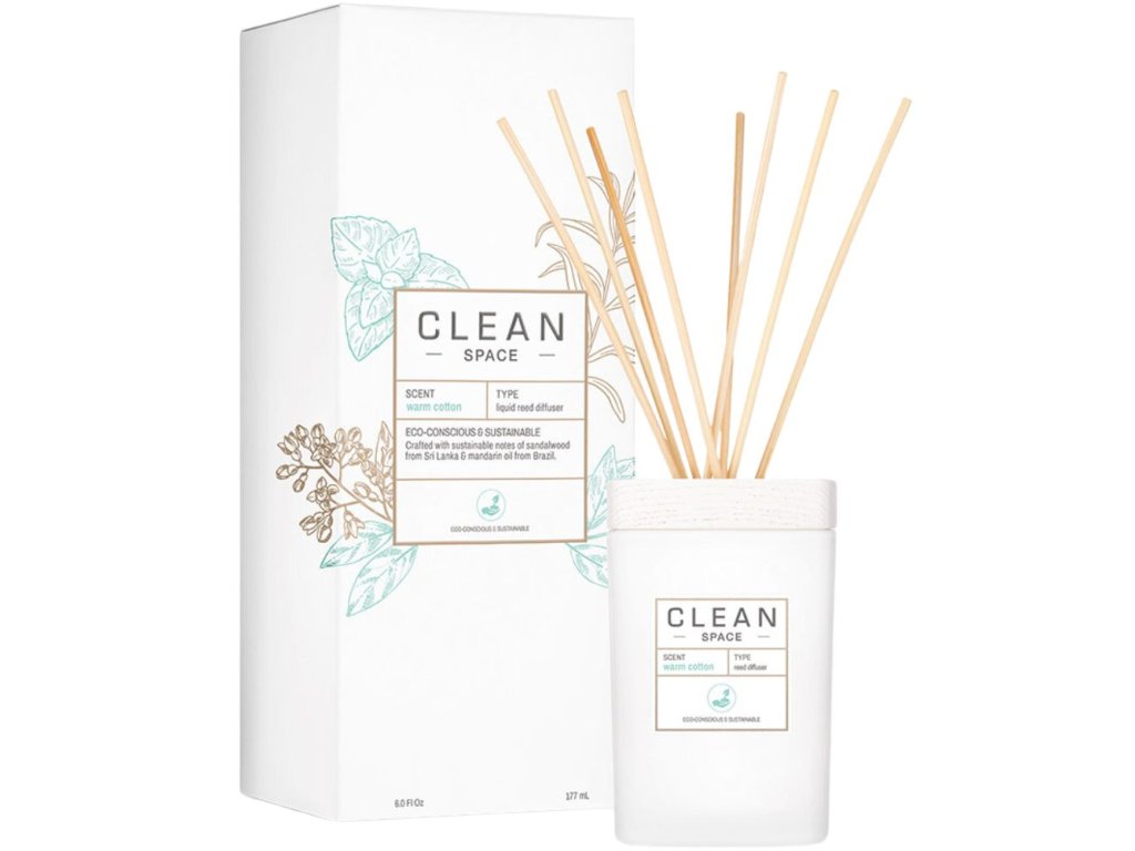 Aroma diffuser WARM COTTON 177 ml, Clean 1 198 Kč ⭕ Kulina