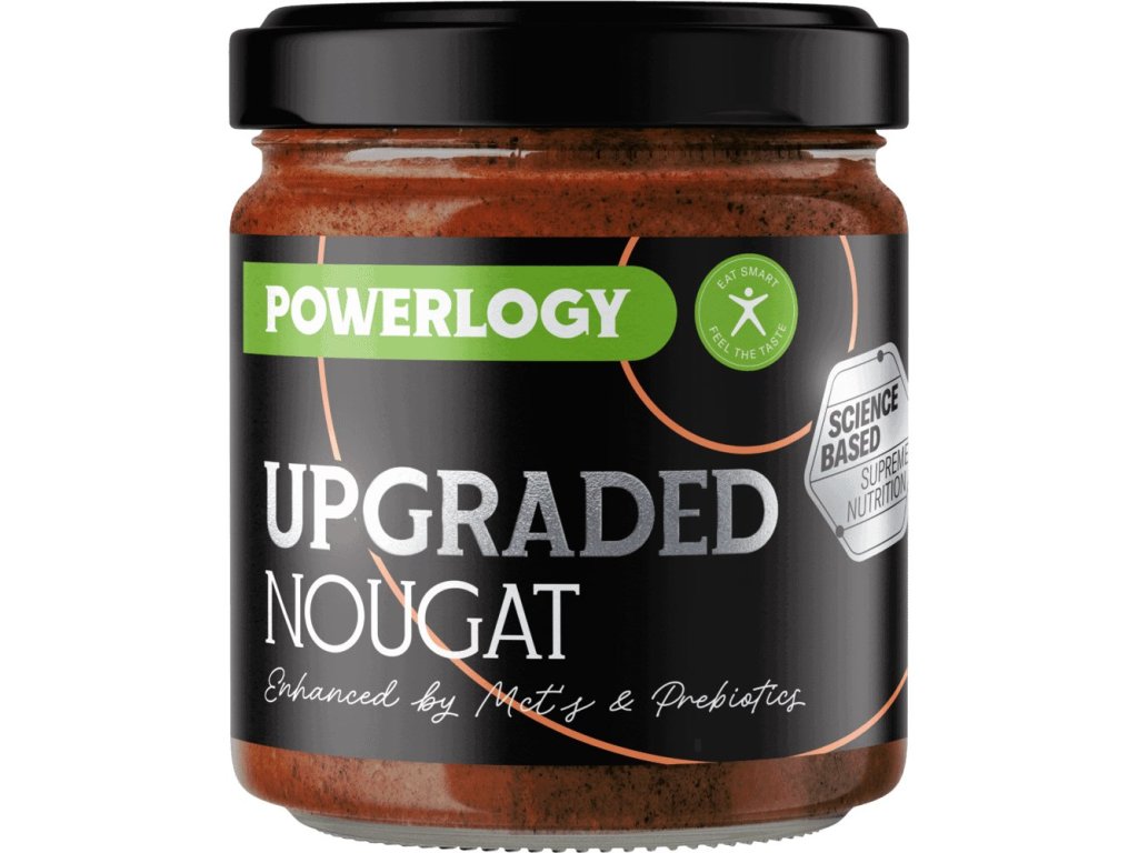 Nougat cream UPGRADED 330 g, Powerlogy - Kulina.com
