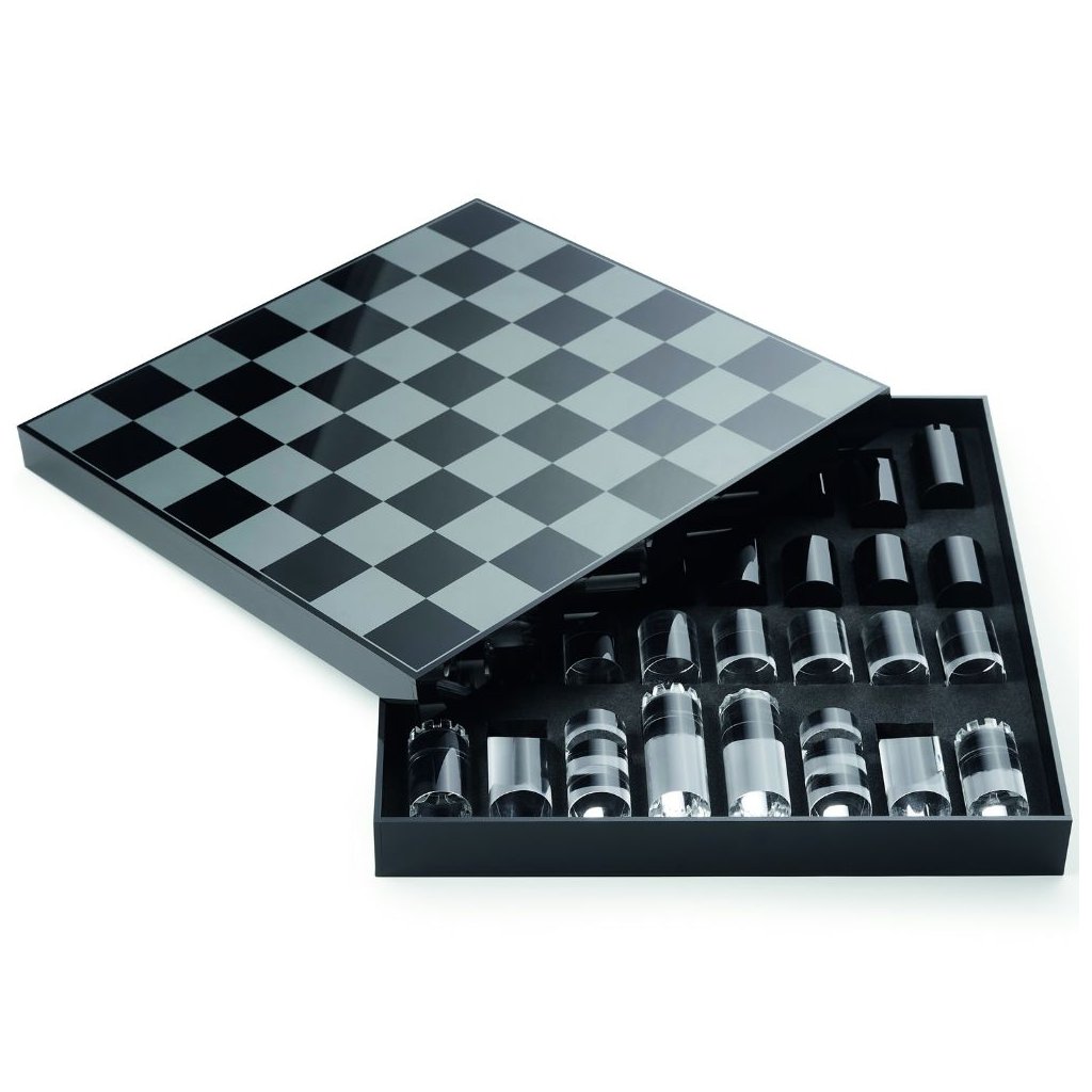 Skleněné šachy YAP Philippi 28 cm černé 7 475 Kč ⭕ Kulina