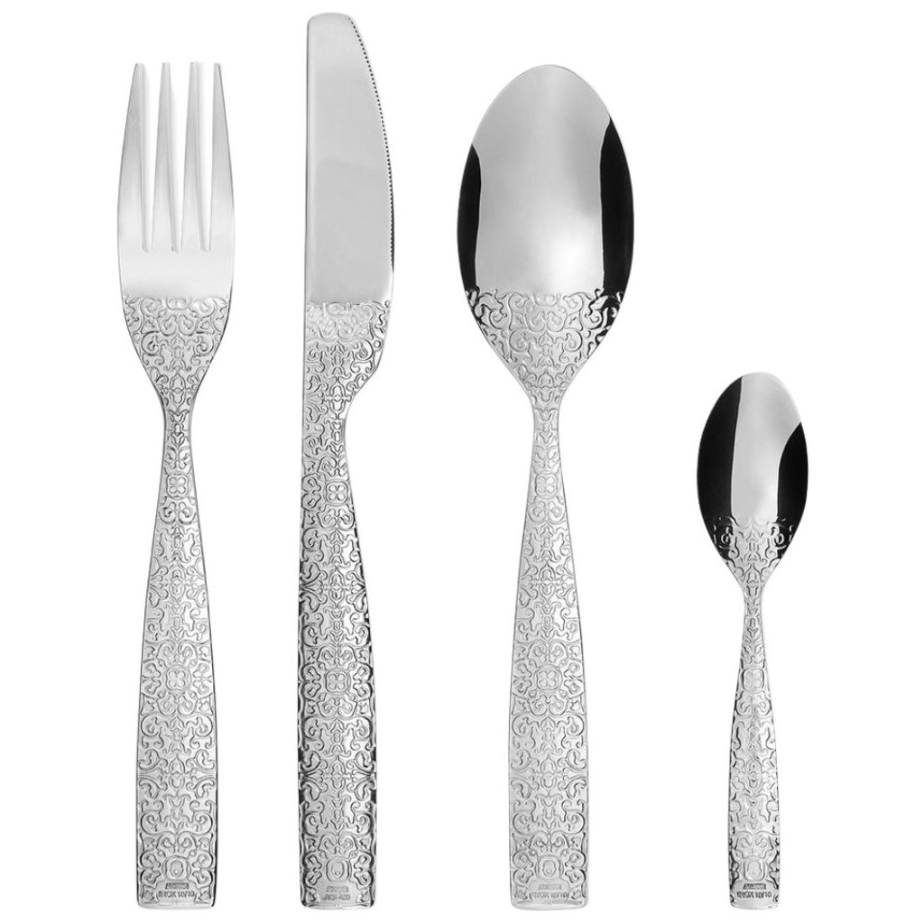 Sada příborů DRESSED, sada 24 ks, stříbrná, Alessi ️ 7 150 Kč ⭕ Kulina