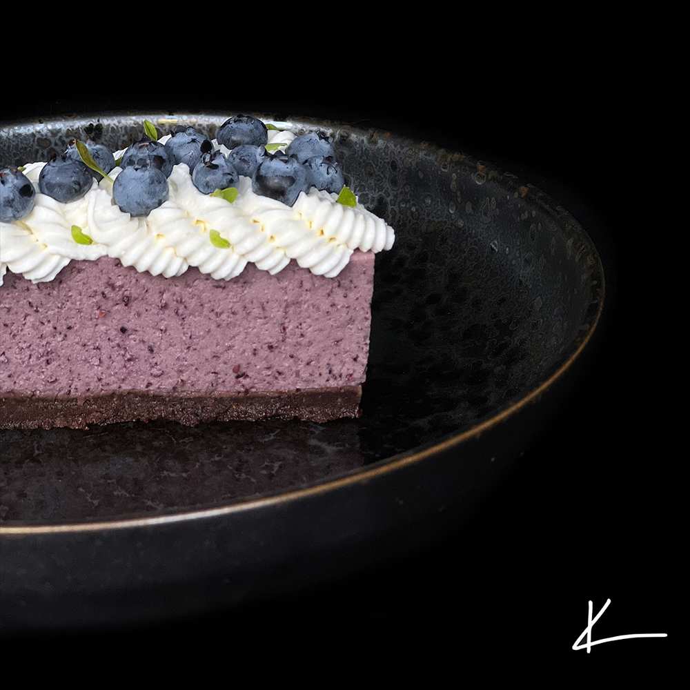 No-bake blueberry cake by Kristina Nemčková - kulina.com