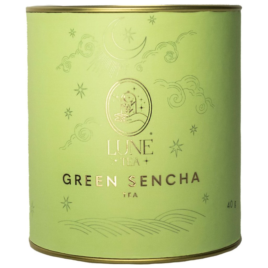Chá verde SENCHA, lata de 40 g, Lune Tea - Kulina.pt