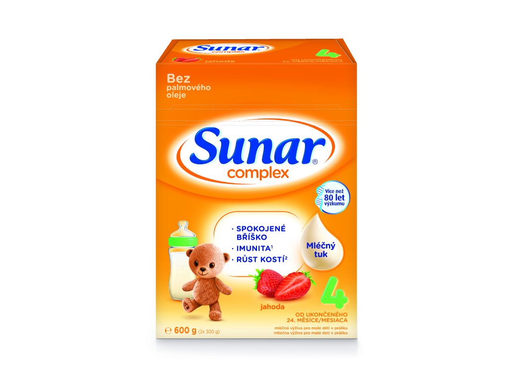 Sunar Complex 4 jahoda, 600g - Kupplenky.cz