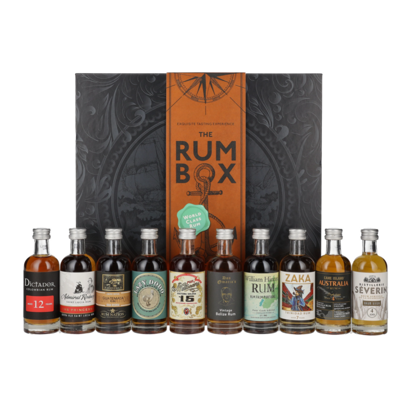 The Rum Box Turquoise Edition 10x0,05l
