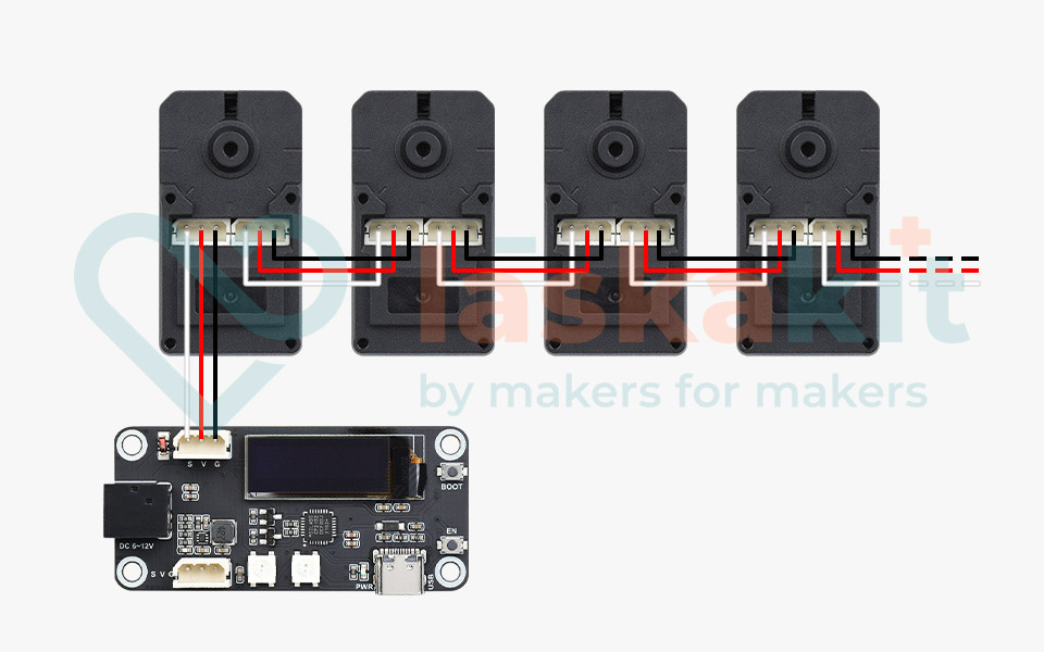 Waveshare ST3215 Serial Bus Servo 30kg | LaskaKit