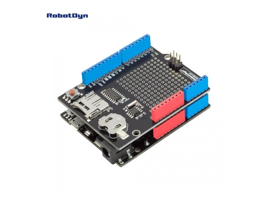 RobotDyn Data logger shield microSD, RTC DS1307 | LaskaKit RobotDyn Data logger shield microSD, RTC DS1307 | LaskaKit