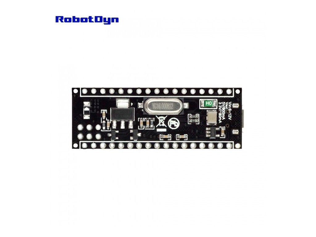 RobotDyn Arduino Micro ATmega32U4 5V, Nepřipájené piny | LaskaKit