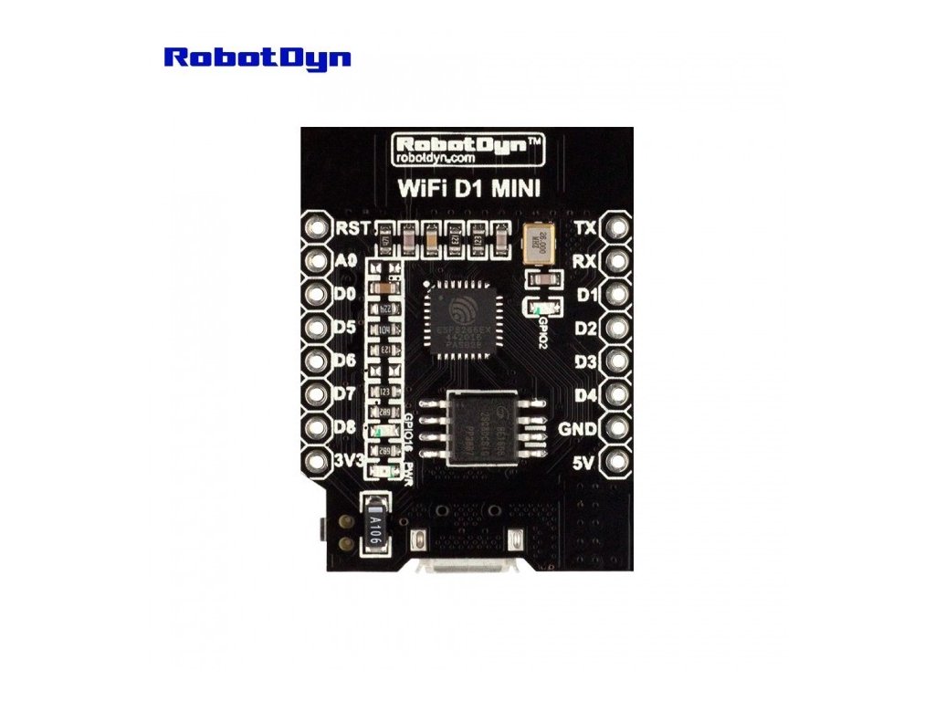 RobotDyn ESP8266 D1 Mini WeMos 32Mb WiFi CH340 | LaskaKit