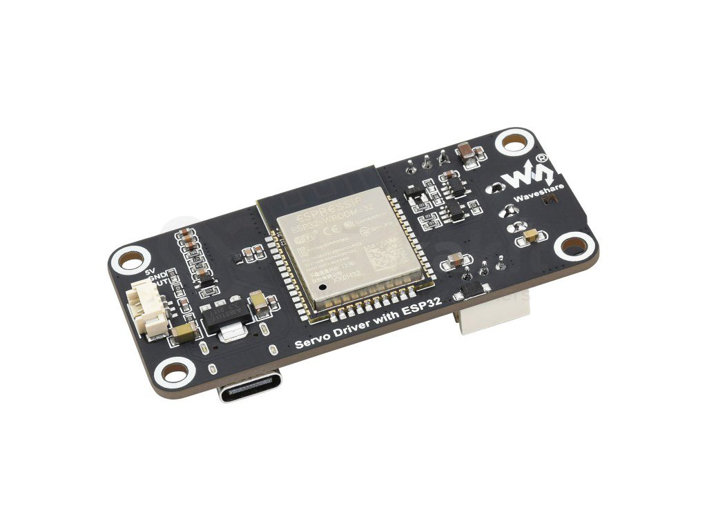 Waveshare ESP32 Servo Driver Expansion Board - UART, WiFi, Bluetooth | LaskaKit