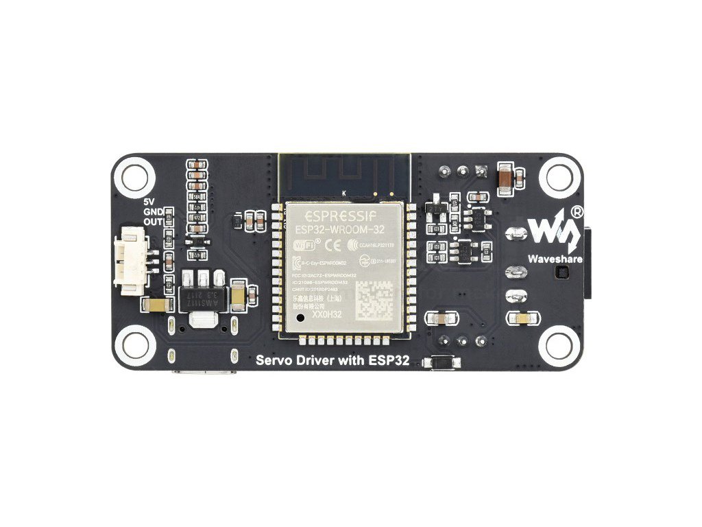 Waveshare ESP32 Servo Driver Expansion Board - UART, WiFi, Bluetooth | LaskaKit