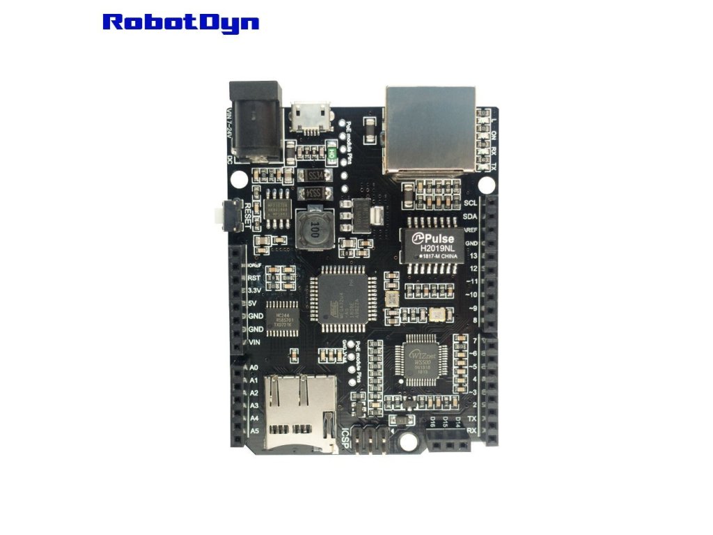 RobotDyn Leonardo Ethernet V2 W5500 Micro SD, kompatibilní s Leonardo ...