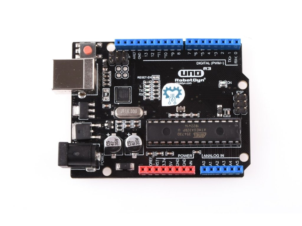 RobotDyn Classic UNO R3 ATmega328P, Arduino kompatibilní | LaskaKit
