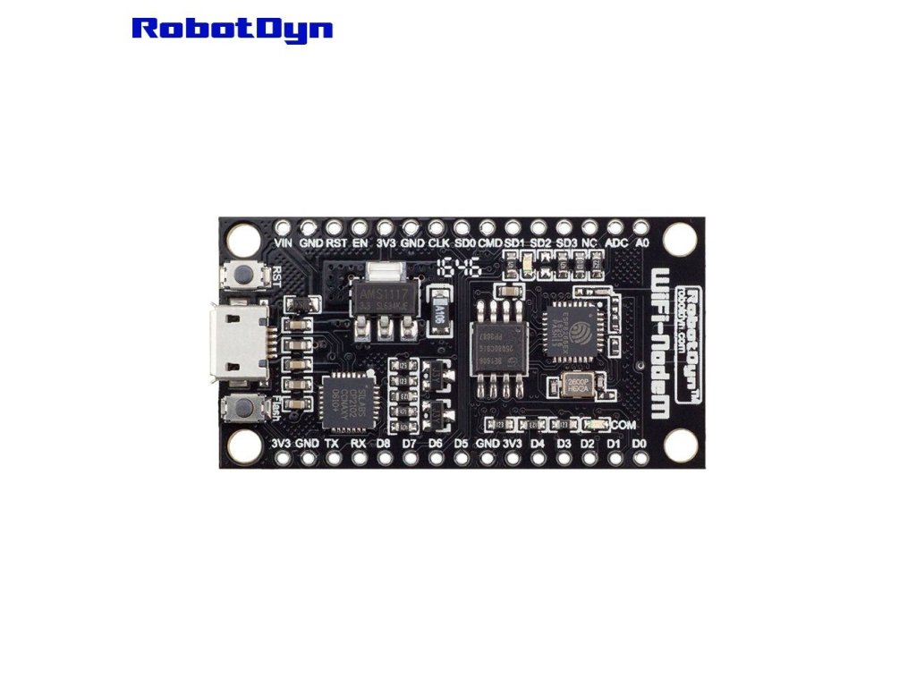 RobotDyn WIFI NodeMCU Lua ESP8266, 32M flash, CP2102 | LaskaKit
