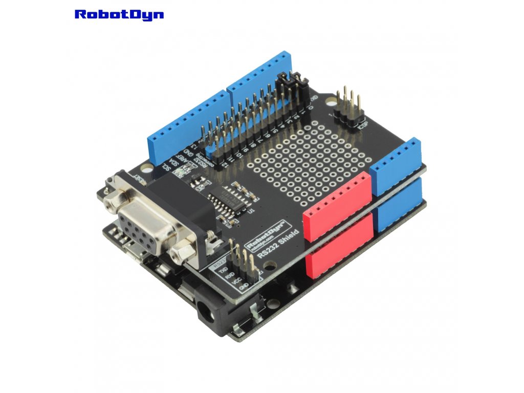 RobotDyn RS232 MAX232 Shield pro Arduino UNO | LaskaKit