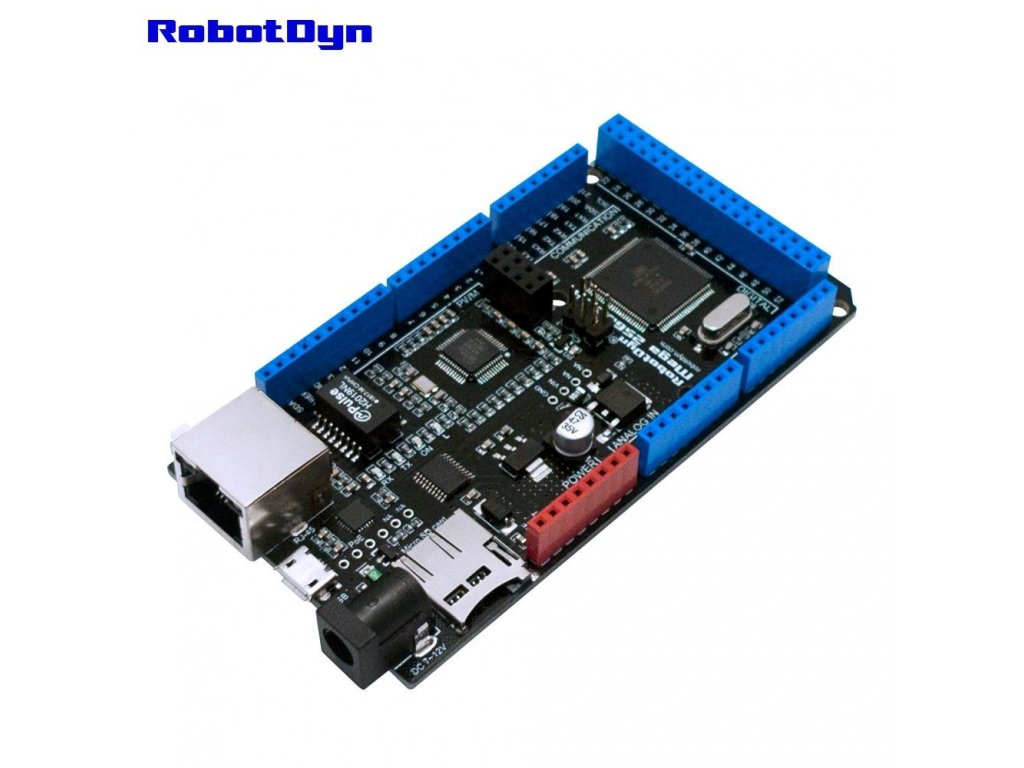 RobotDyn MEGA2560+W5500 ETH R3 Micro SD, Arduino kompatibilní | LaskaKit
