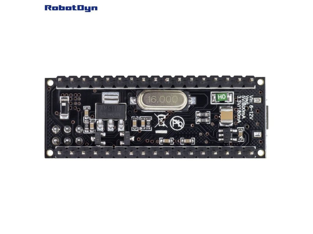 RobotDyn Arduino Micro ATmega32U4 5V, Připájené piny | LaskaKit