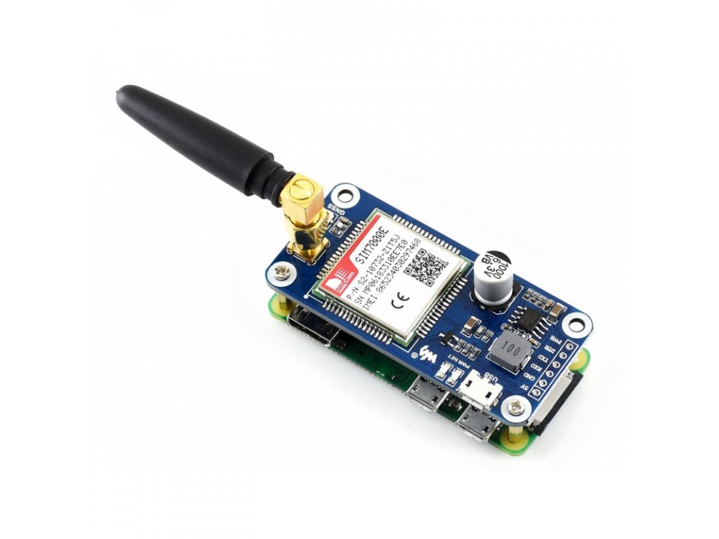 WaveShare SIM7000E eMTC EDGE GPRS GNSS, HAT Modul pro Raspberry Pi | LaskaKit
