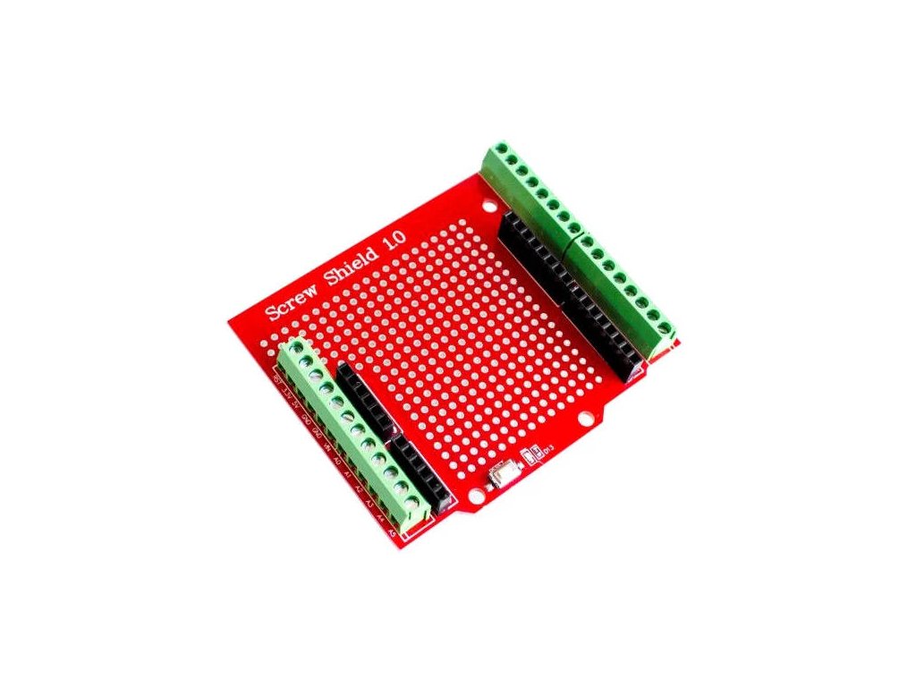 Arduino UNO terminál shield | LaskaKit Arduino UNO terminál shield | LaskaKit