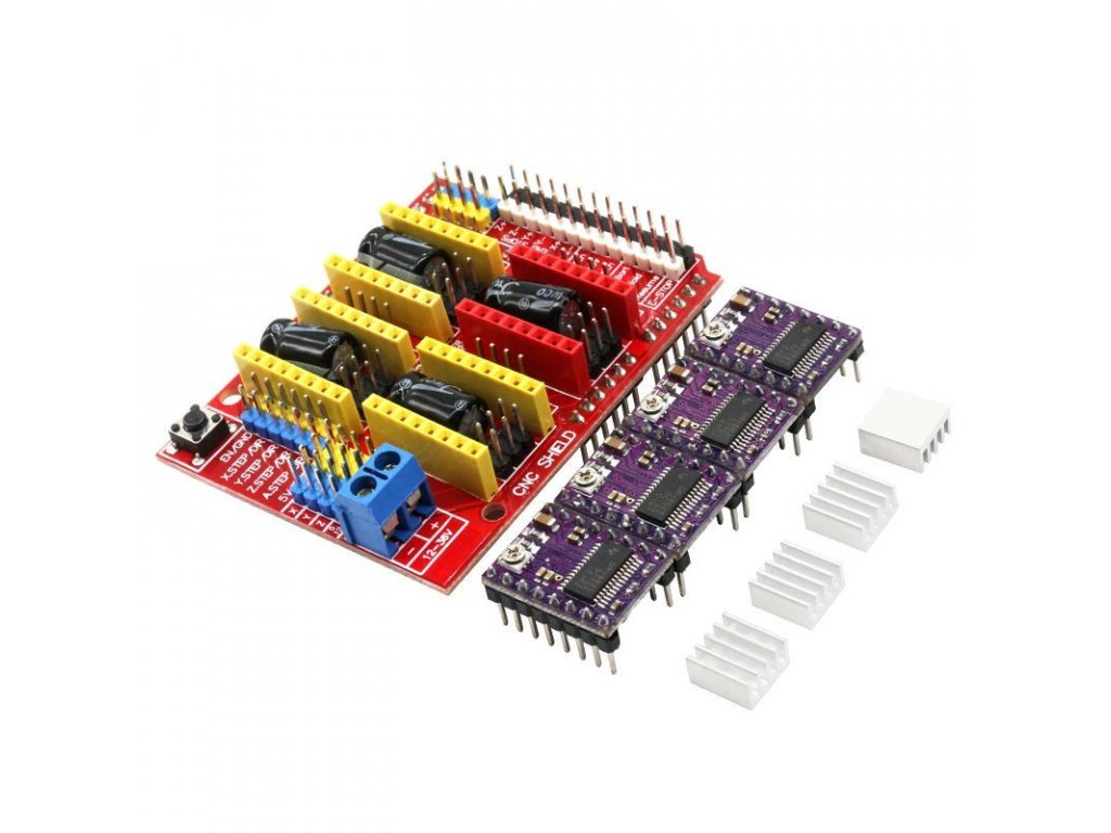 Arduino CNC shield + 4ks DRV8825 | LaskaKit