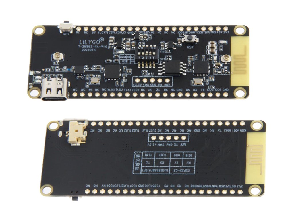 LilyGO TTGO T-ZigbeePA ESP32-C3 TLSR8258 Zigbee Module | LaskaKit