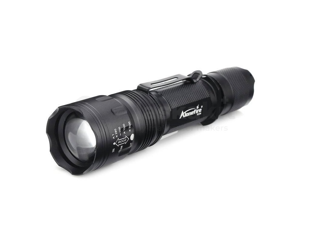 Alonefire TK104 XM-L2 LED hliníková svítilna | LaskaKit