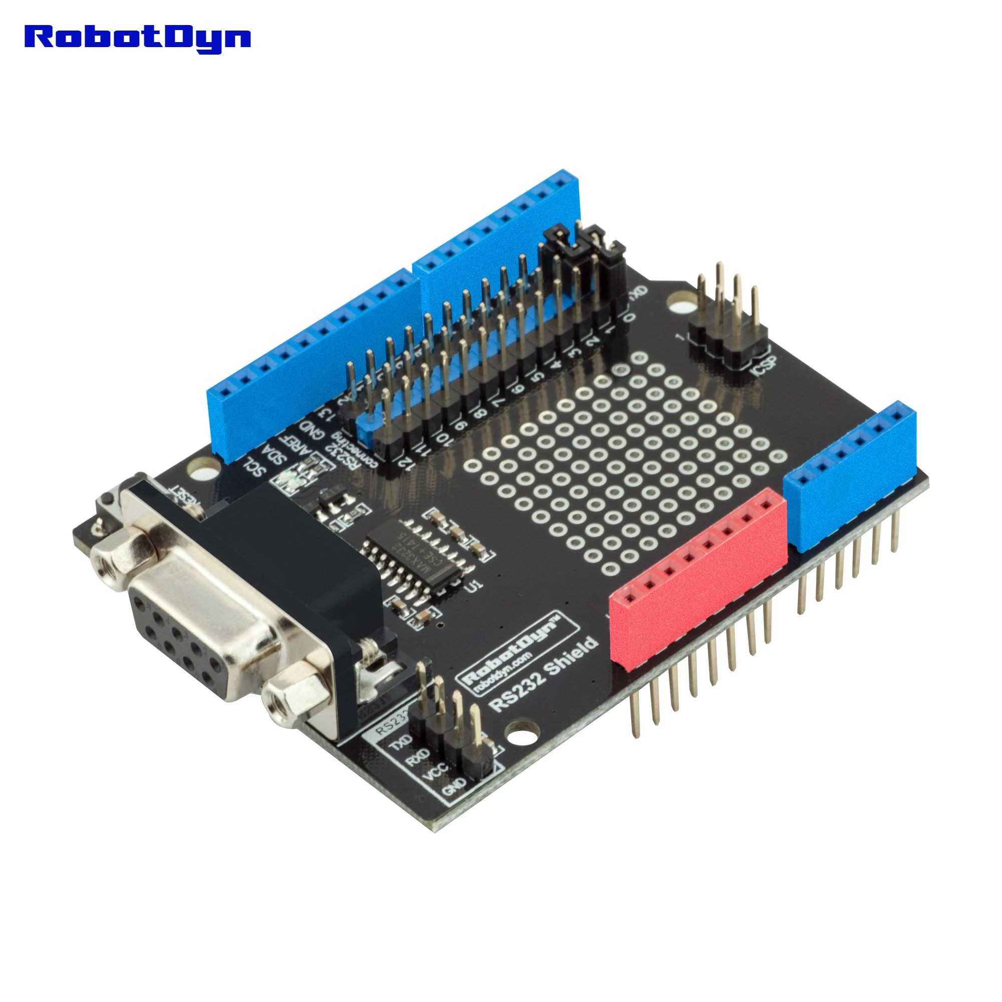 Robotdyn Rs232 Max232 Shield Pro Arduino Uno Laskakit