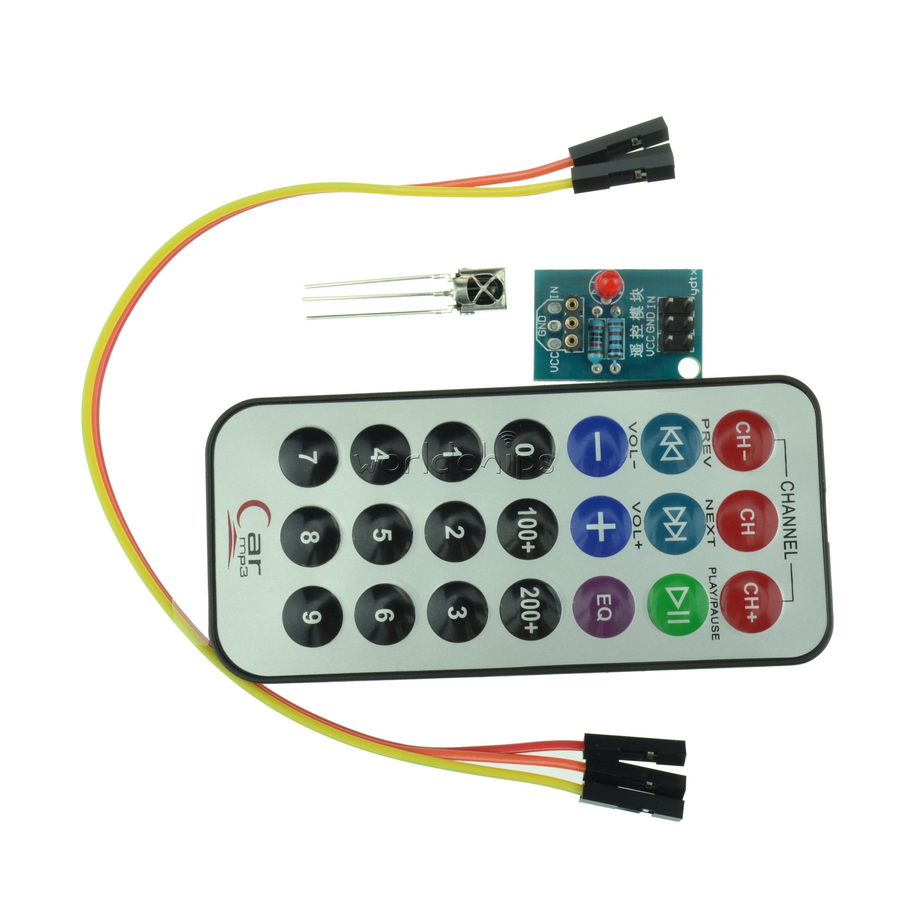 Set IR remote control 21 buttons universal + receiver | LaskaKit