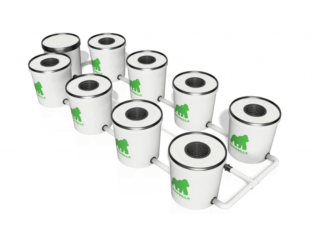GROWRILLA 2.0 RDWC 8 - 19l | led-grower.eu