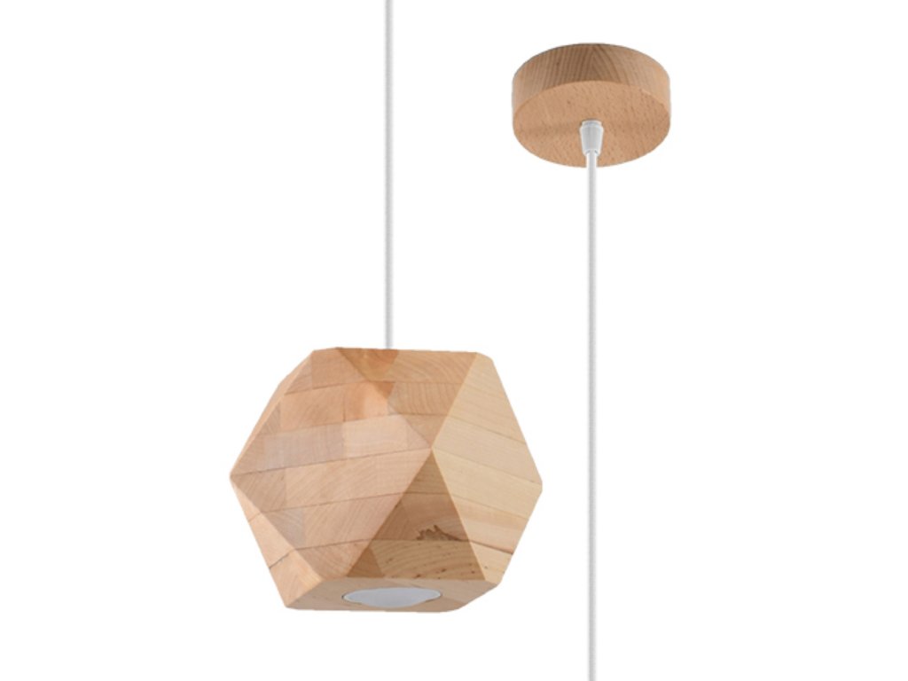 Luster WOODY natural wood - LEDmarket.sk