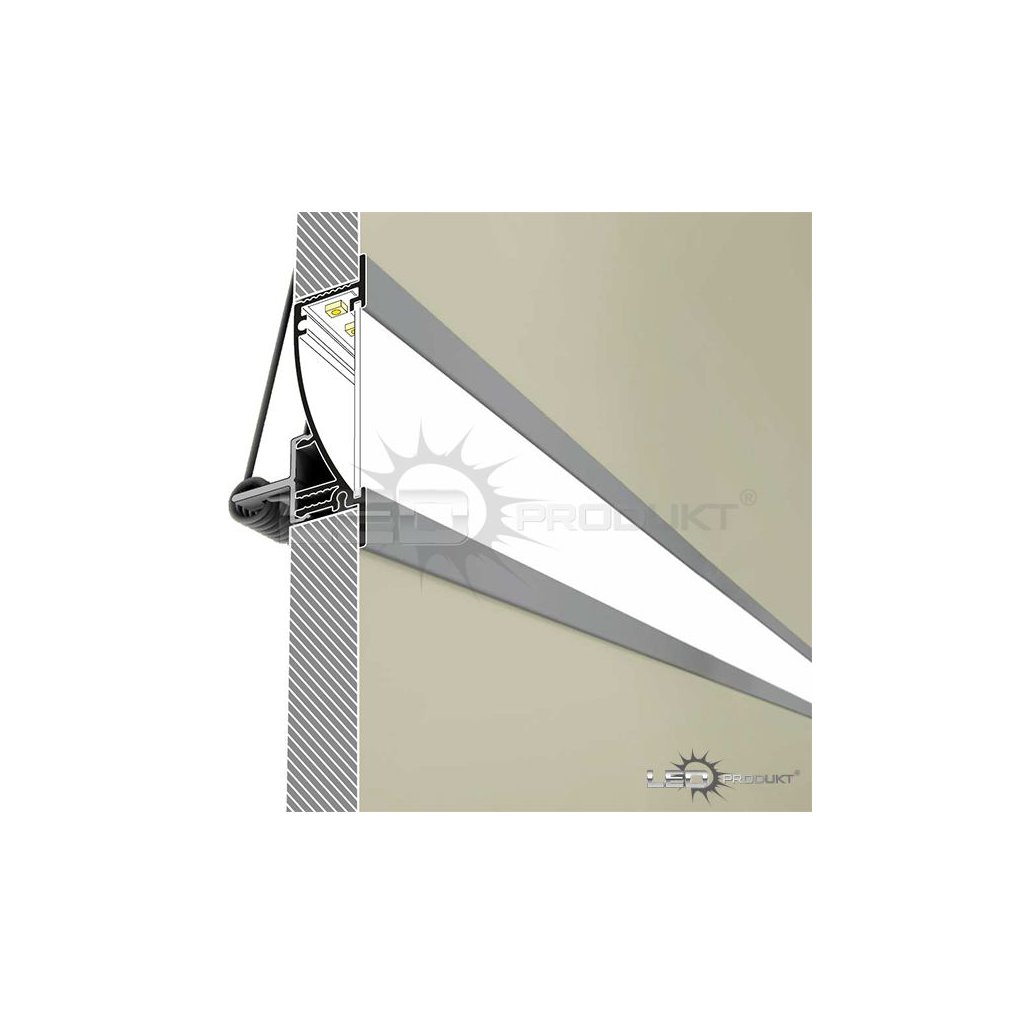 LED lišta ZAPUŠTĚNÁ BOČNÍ - LEDprodukt.cz