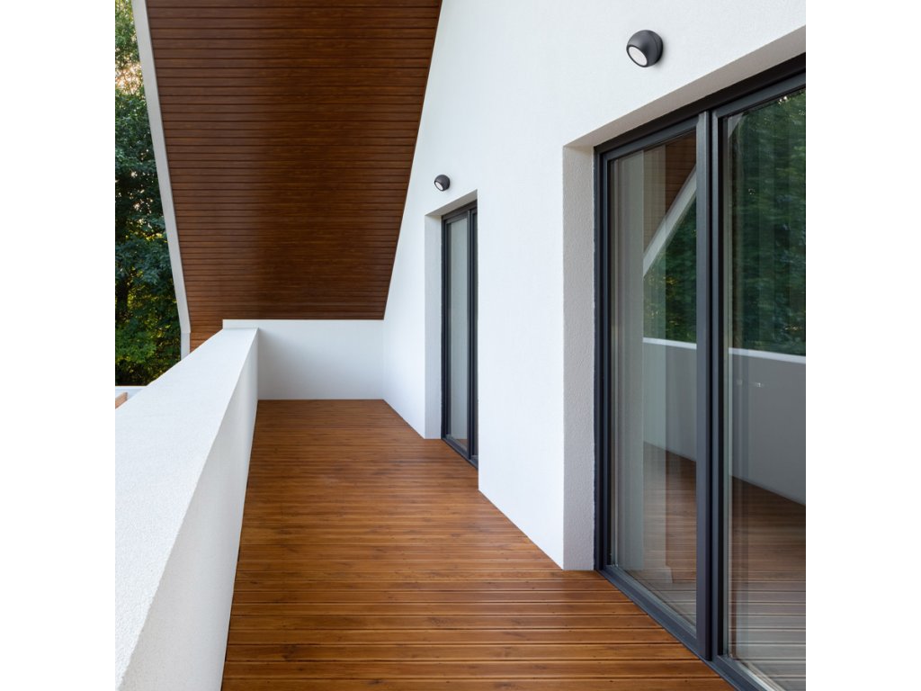 Rendl - SIV přisazená antracitová 230V LED 6W 120° IP54 3000K ...