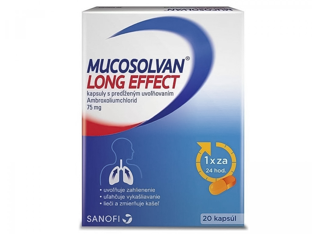 MUCOSOLVAN Long Effect 75 mg | 20 cps | Lekáreň ADONAI – online lekáreň