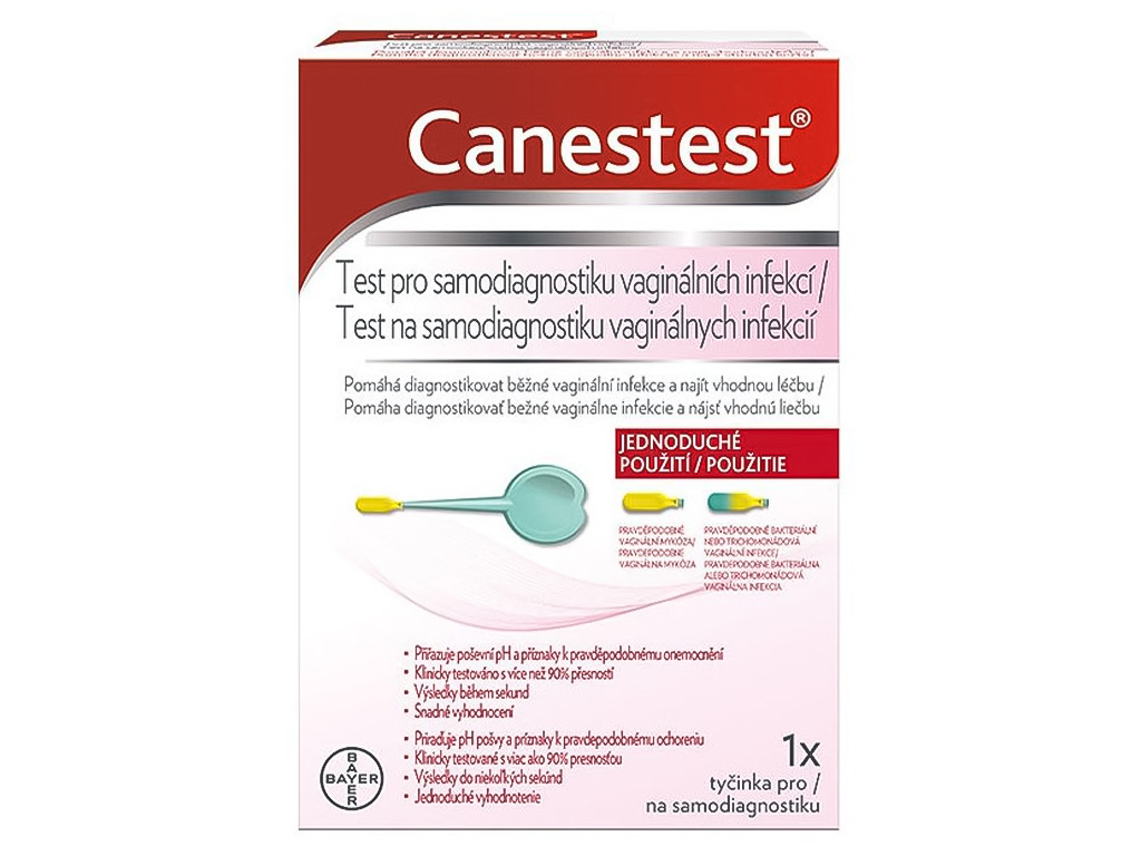 Canestest test na samodiagnostiku vaginálnych infekcií | 1 ks | Lekáreň ...