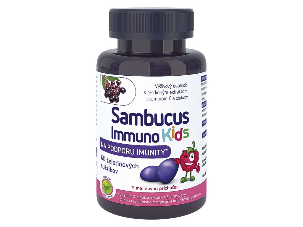 Sambucus Immuno Kids | 60 ks | Lekáreň ADONAI – online lekáreň