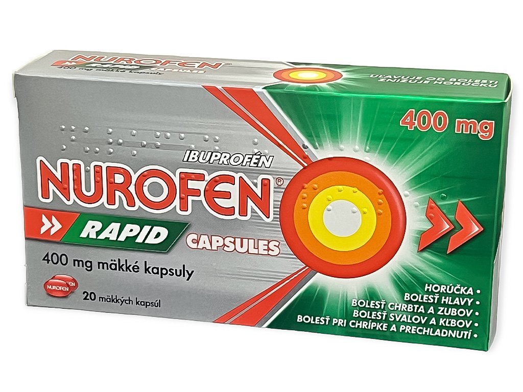 NUROFEN Rapid 400 mg | 20 cps | Lekáreň ADONAI – online lekáreň